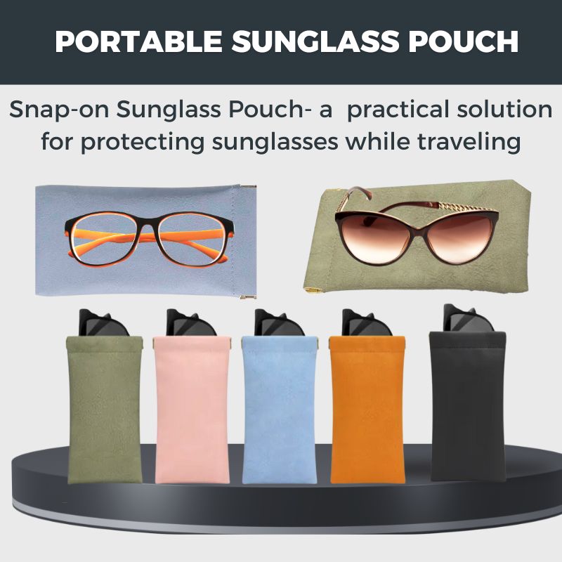 Snap-on Sunglass Pouch for men and women – Locs Sunglasses