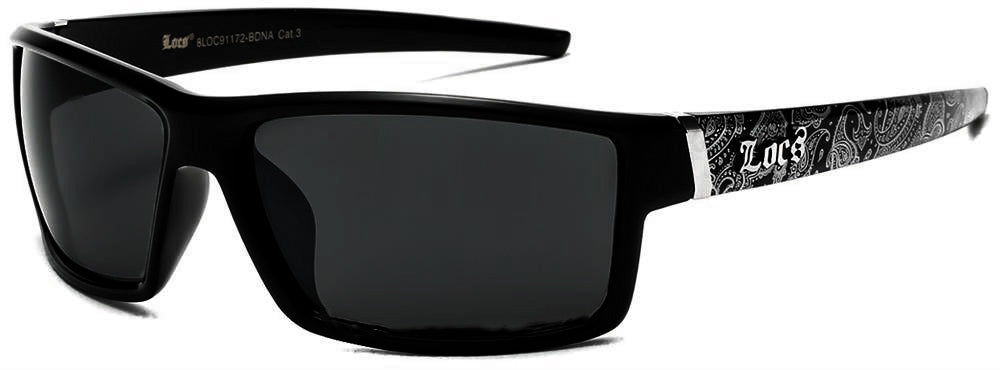 LOCS " KINGPIN" Large Frame Shield Bandana Sunglasses – Locs Sunglasses