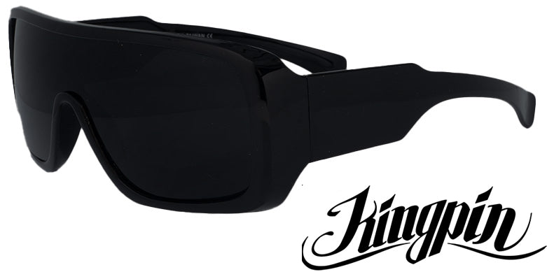 Large Frame Kingpin {CAT 4 } Super Dark Shades – Locs Sunglasses