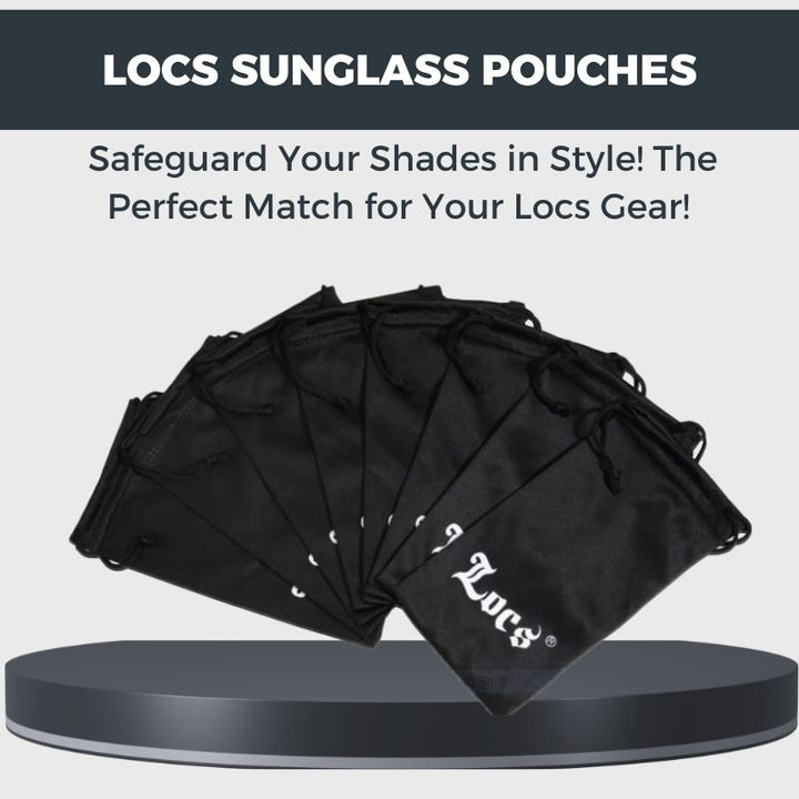 Old School Locs Sunglasses Super Dark Lens Eazy E Style Locs Sunglasses