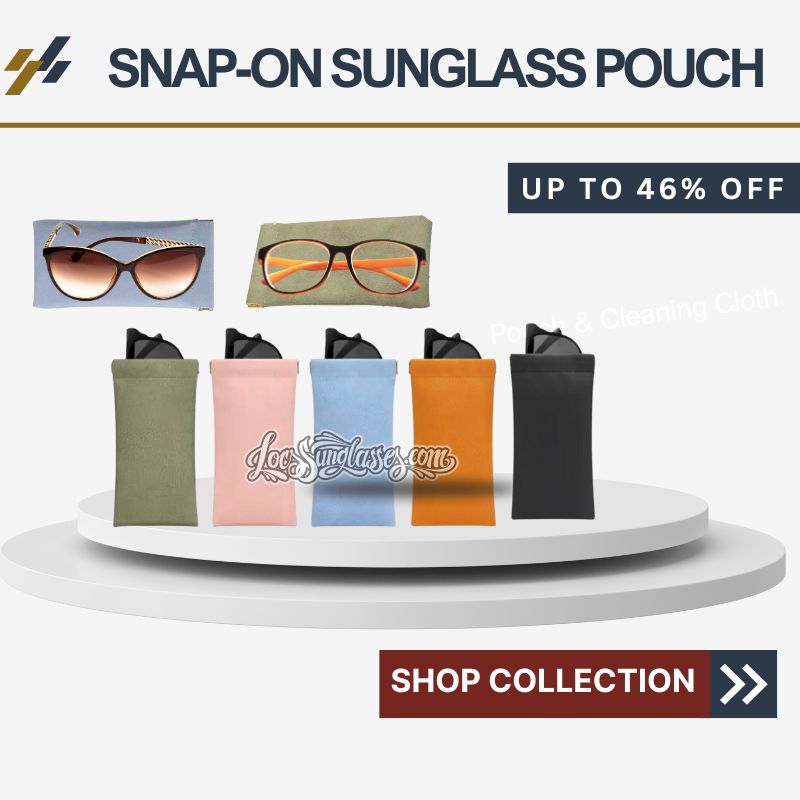 Snap-on Sunglass Pouch for men and women – Locs Sunglasses