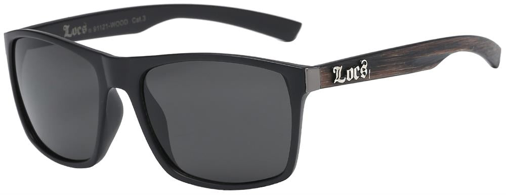 Locs Retro Flat Wood Print – Locs Sunglasses