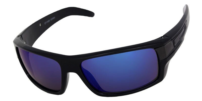 Dark Blue reflective mirror lens – Locs Sunglasses